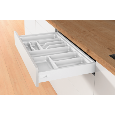 Hettich OrgaTray 440 White Cutlery Tray