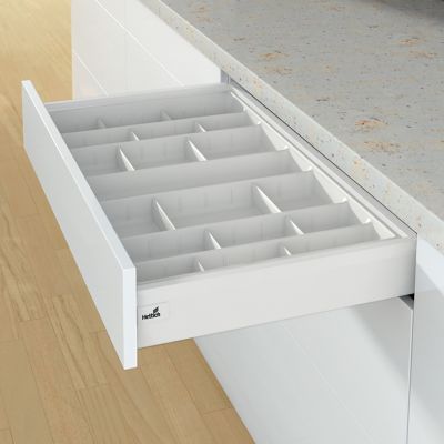 Hettich Orgatray 570 White Cutlery Tray