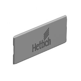 Hettich Innotech Atira Cover Cap - Silver with Hettich logo