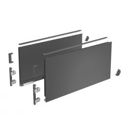 Hettich AvanTech YOU Drawer Side Profile Set 251 x 650mm Anthracite