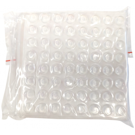 Large Bump Ons - 3M - Clear (H4x12mm)(10/PK)